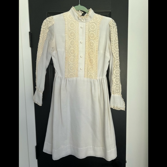 Vintage | Dresses | Vintage Mod Mini Dress High Neck | Poshmark